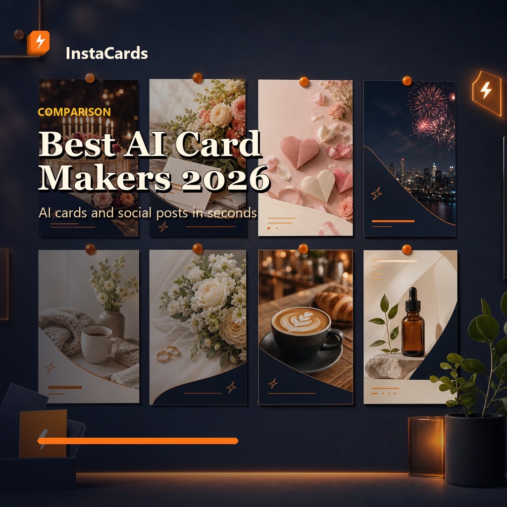 Best AI Card Makers in 2026 — Honest Comparison | Instacards